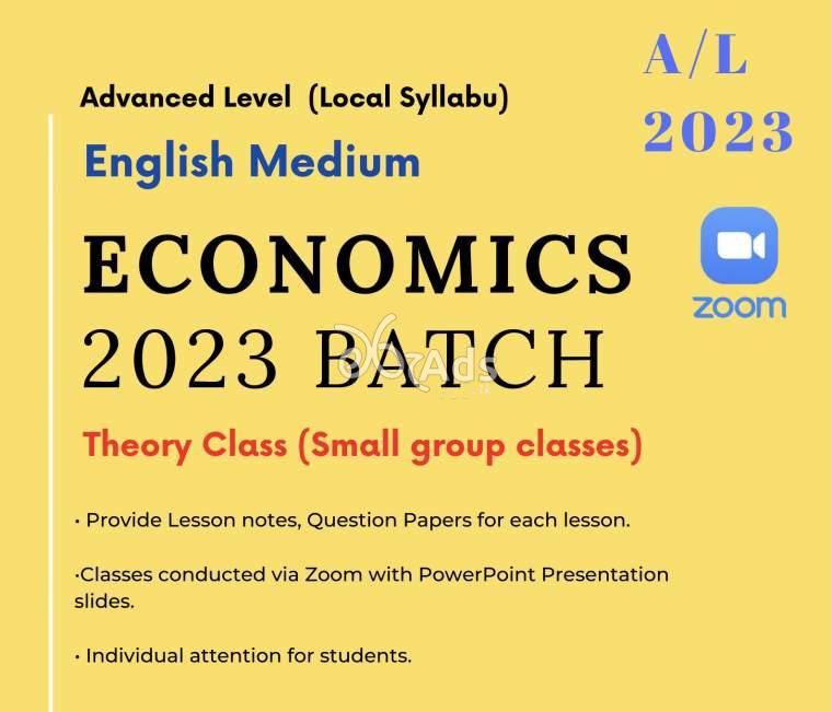 A/L Economics 2023 (Online)