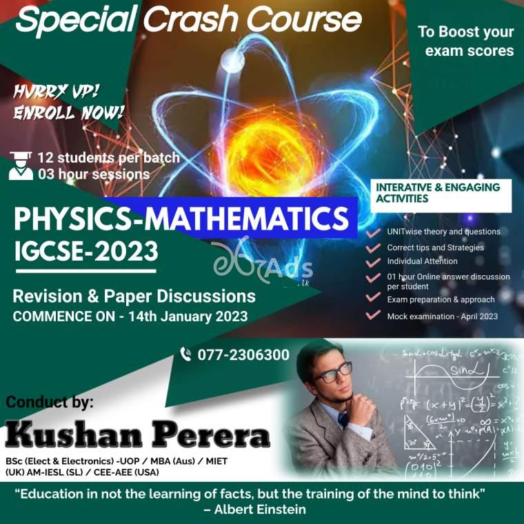 Physics/Mathematics/Chemistry Classes in Battaramulla