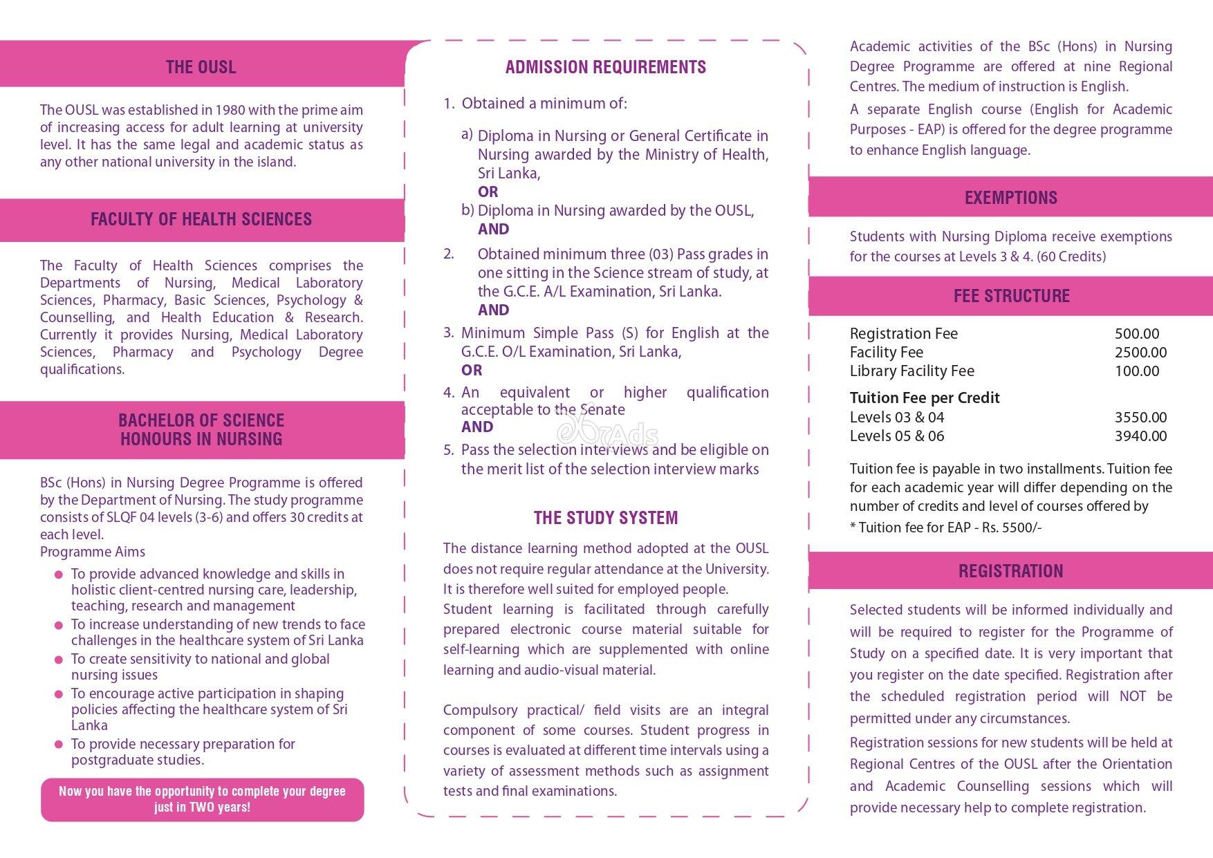 Calling Applications for Degree Programmes (2025/2026 Intake) Conducted ...