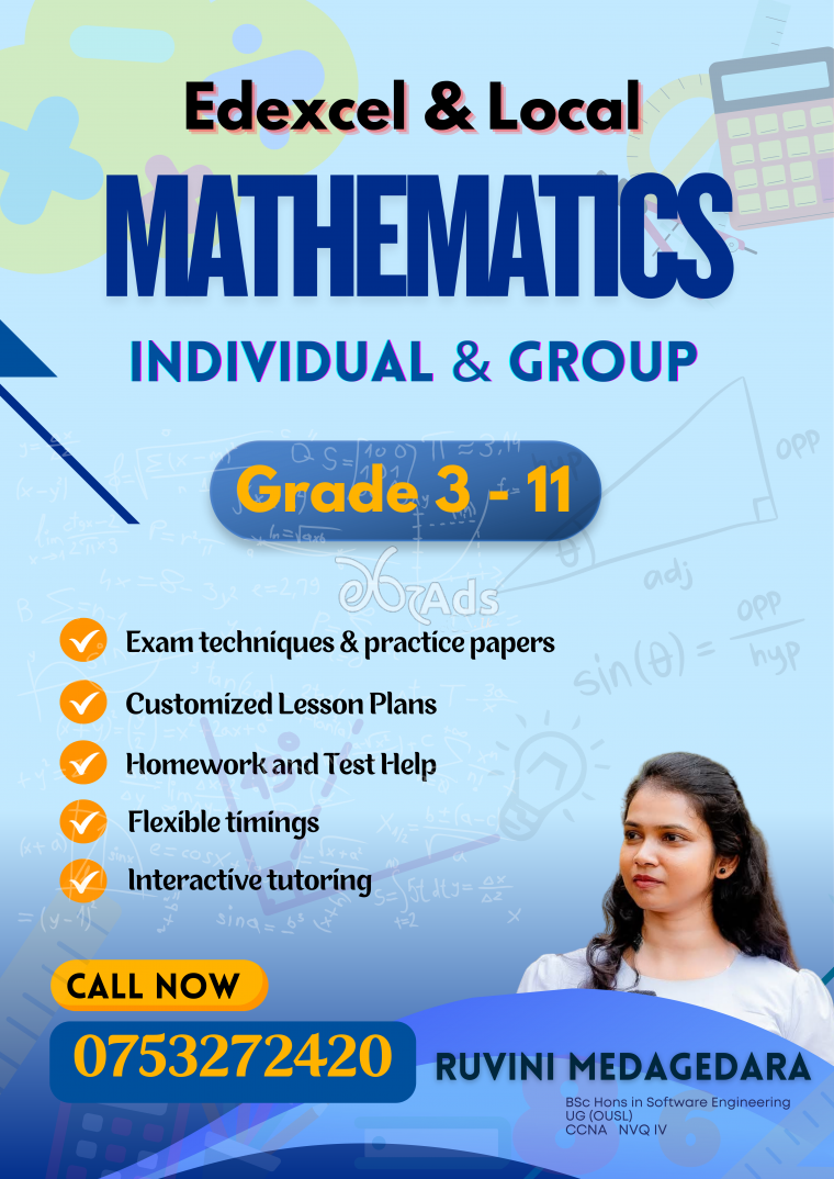 Maths Tuition Class Grade 3 -11