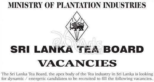 Vacancy for Assistant Tea Commissioner ,Administrative Officer at Sri ...